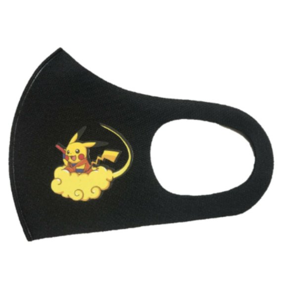 Handmade | Accessories | Pikachu Riding Nimbus Face Mask Covering ...